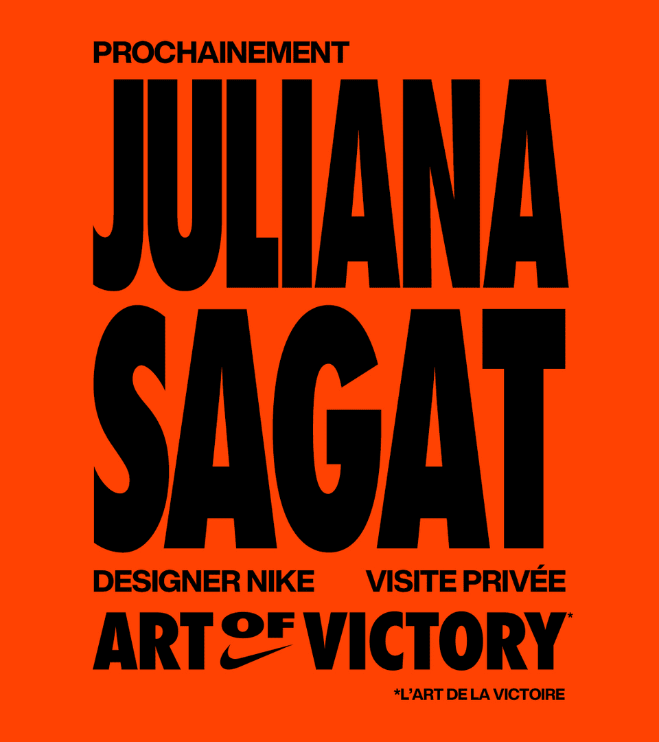 ART OF VICTORY : Visite privée avec Juliana Sagat . Nike SNKRS FR