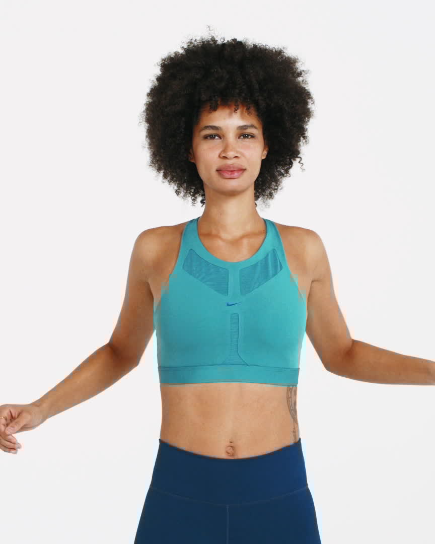 Nike Swoosh Velocity Women's Medium-Support Padded Sports Bra. Nike NZ