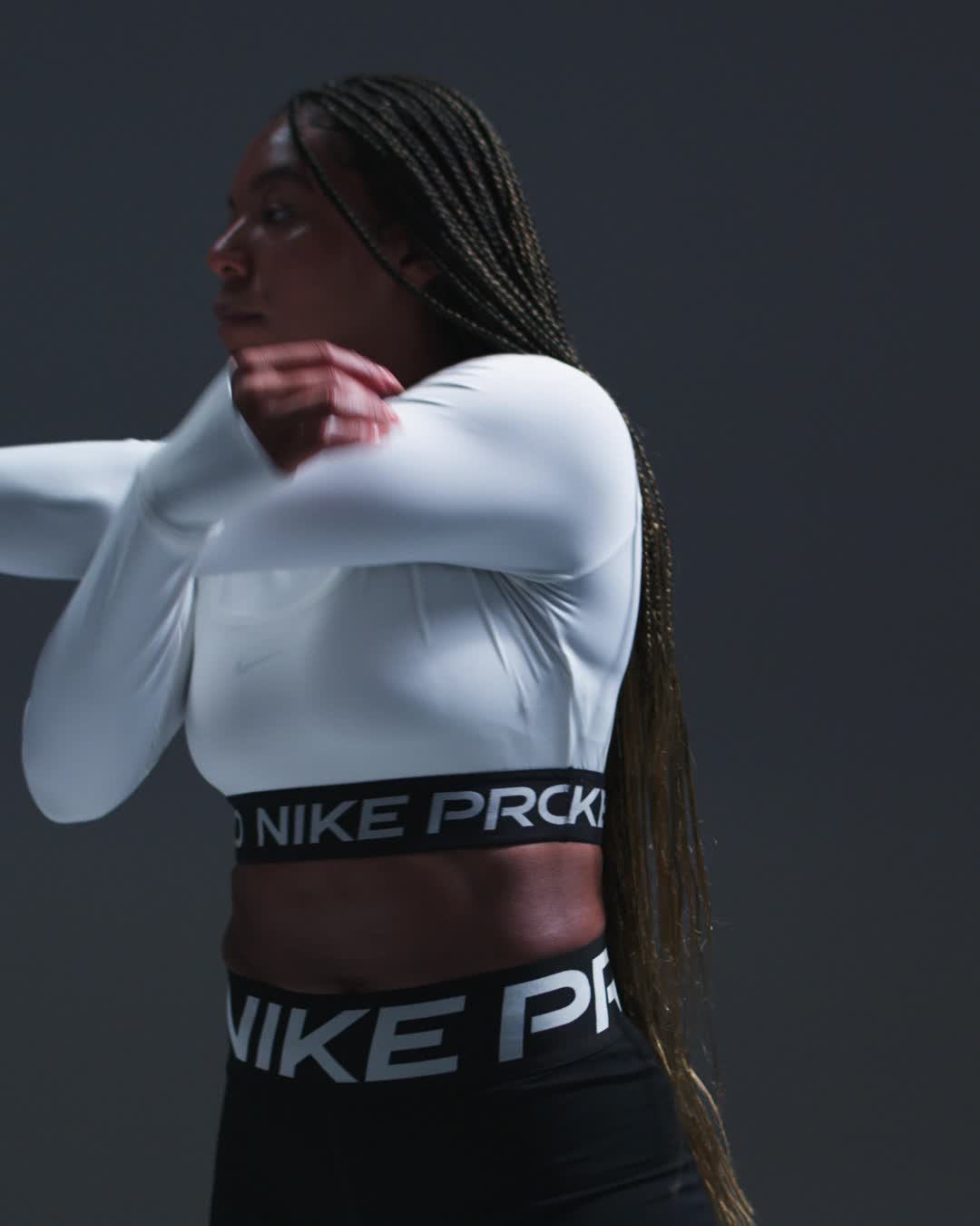 Nike Pro Women's Dri-FIT Cropped Long-Sleeve Top. Nike.com