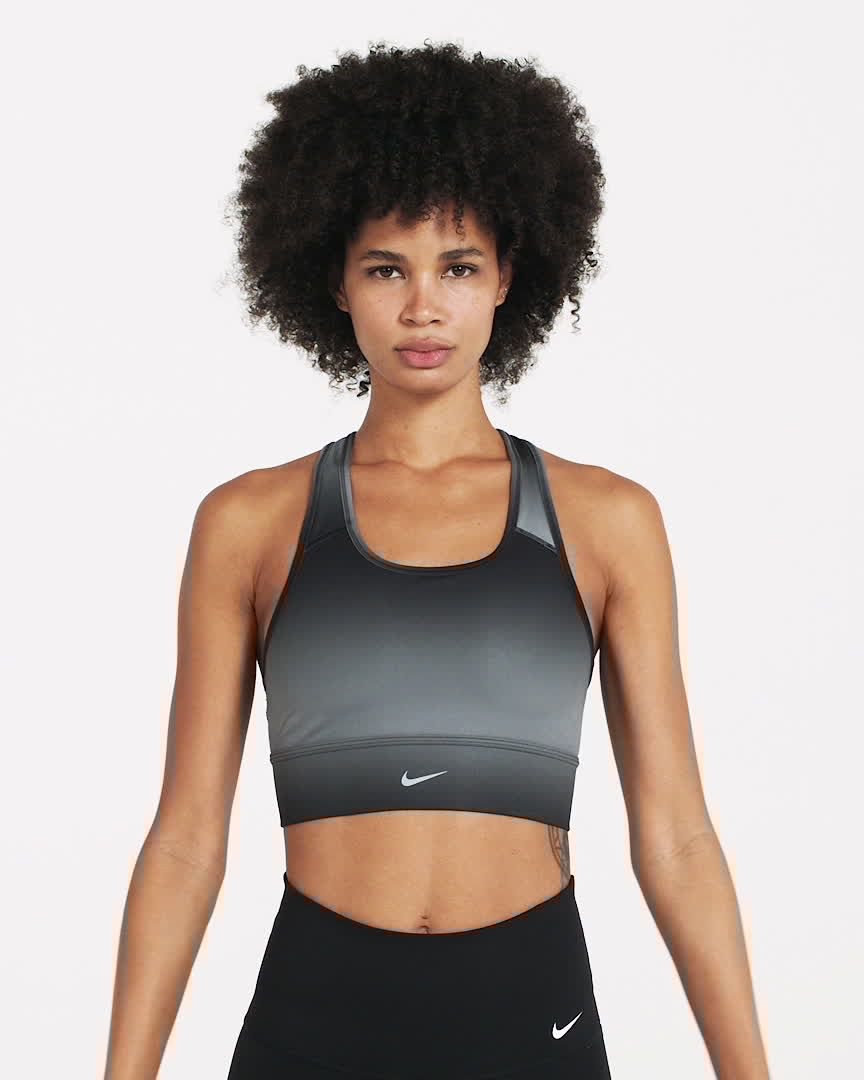 Nike Swoosh Run Women's Medium-Support Longline Padded Sports Bra. Nike SI
