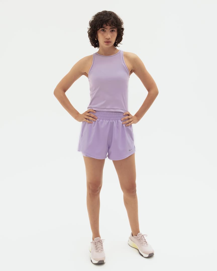 Nike One Fitted Dri-FIT Ripp-Tanktop für Damen. Nike DE