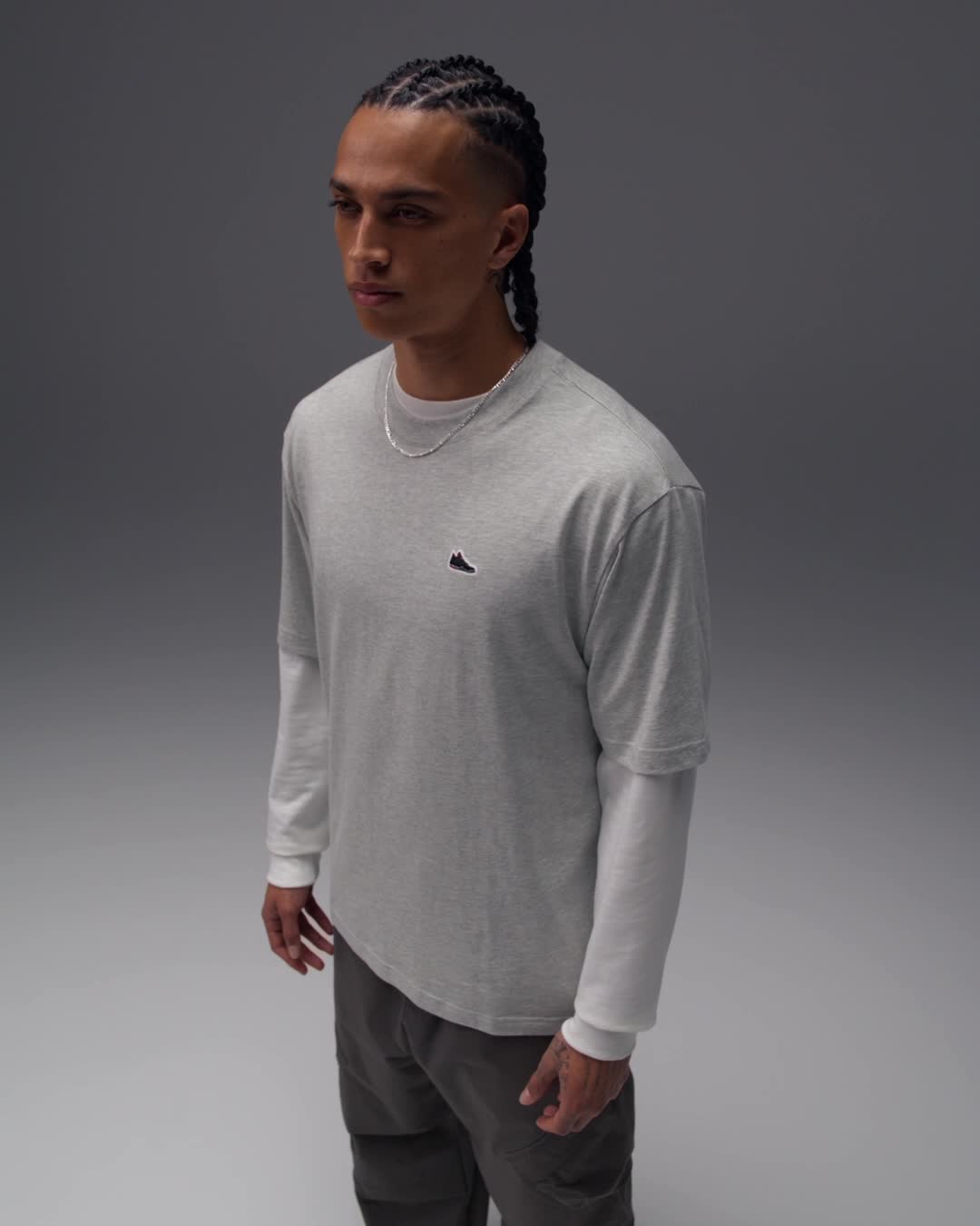 Jordan Men's Sneaker Patch T-Shirt. Nike DK